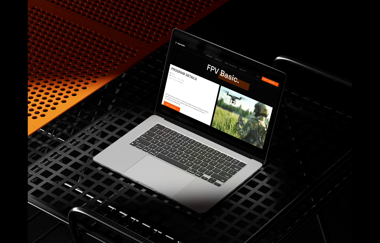 UI/UX Website for Mil-Tech Company by Anastasiia Riabokonieva for 7Flows Studio on Dribbble