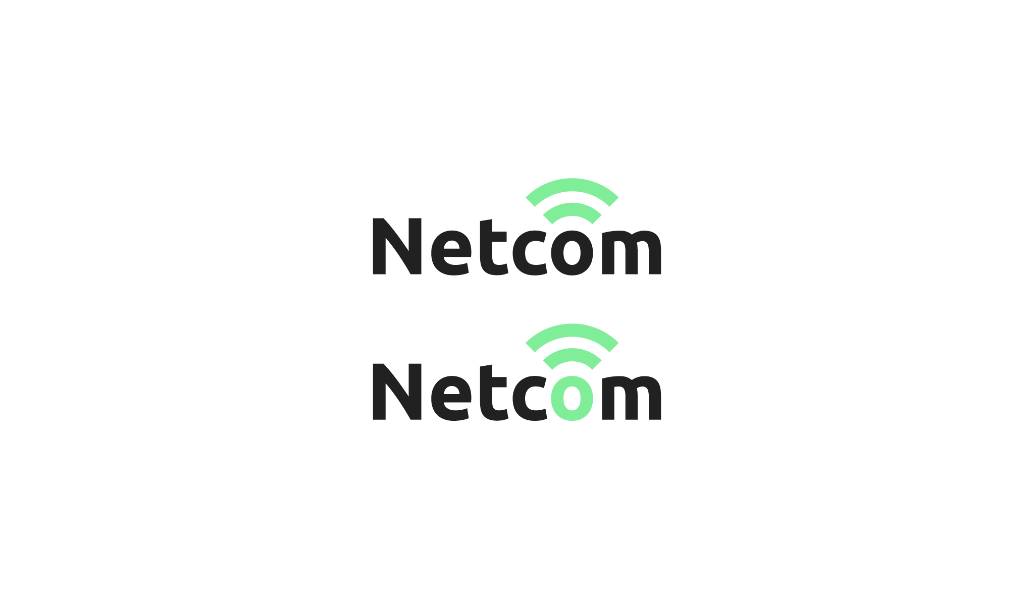 Netcom concept logo by shizu on Dribbble