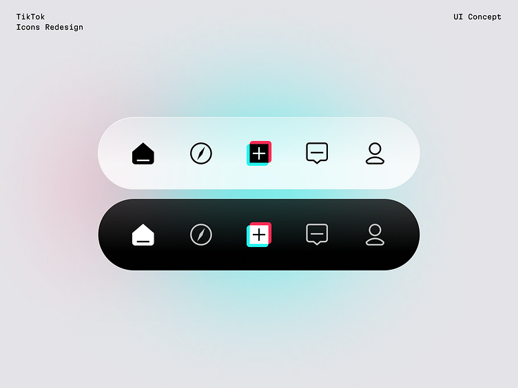 Icon Design: TikTok Icons Redesign by tubik on Dribbble