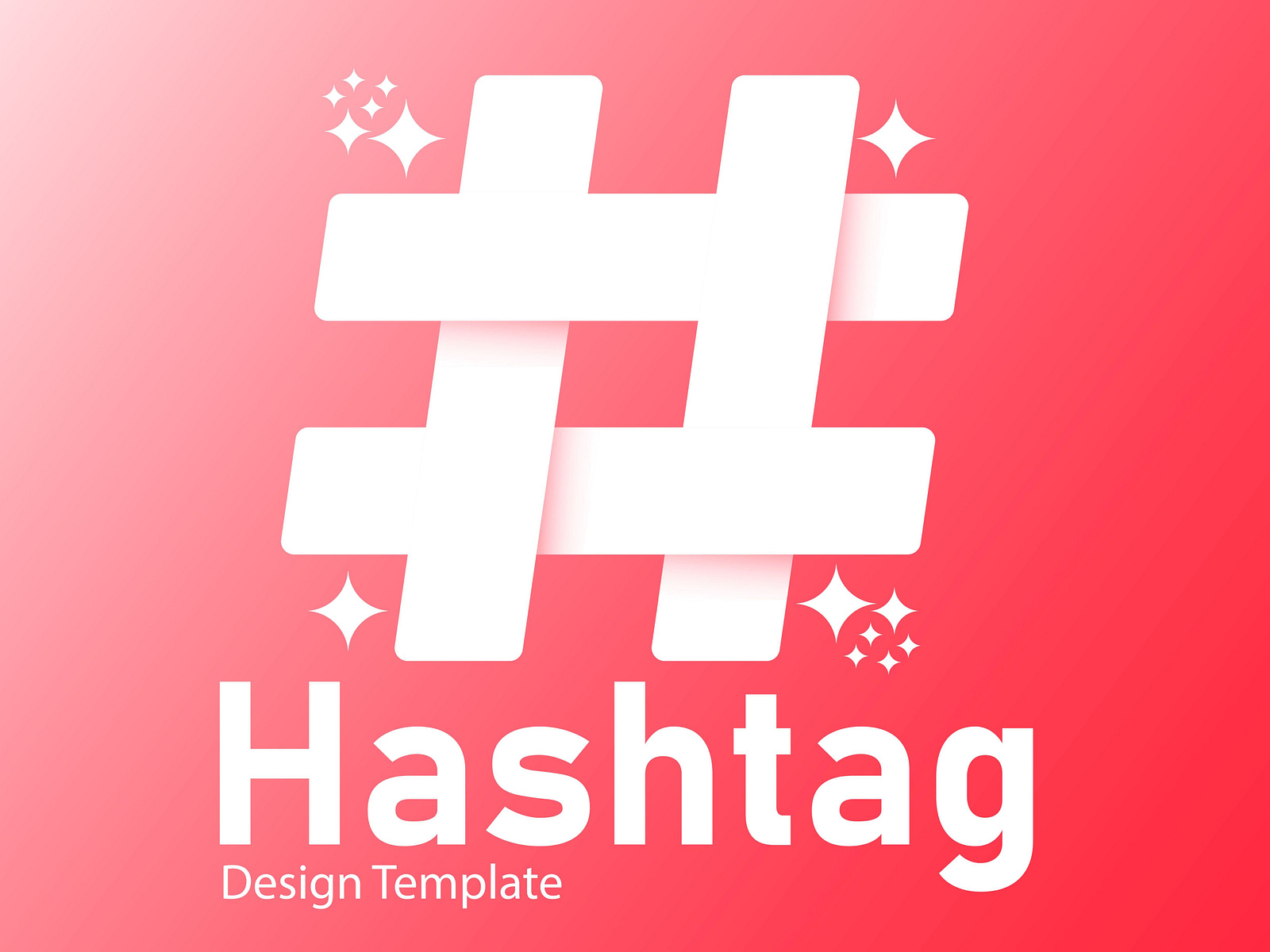 Hashtag-Logo-Design-Template-Social-Media-Vector-Icon by Md Asqur ...