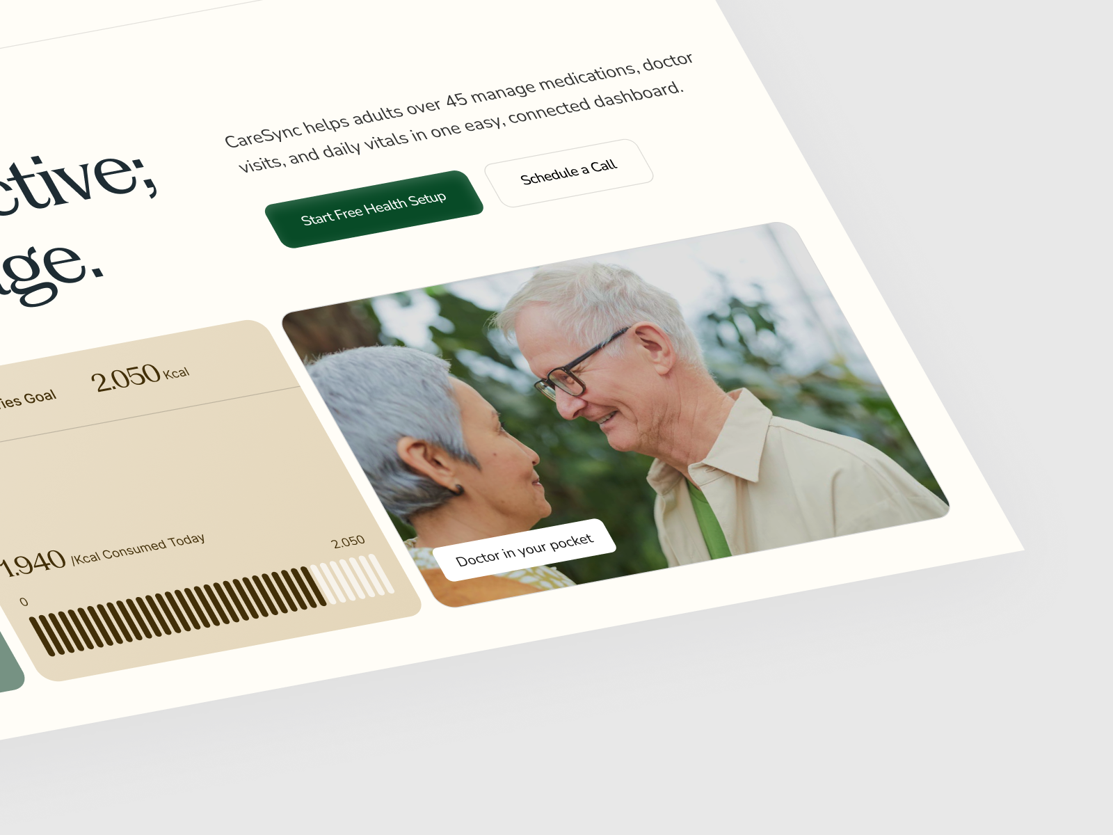 Healthcare UX hero section exploration by Md Abir Hossain on Dribbble