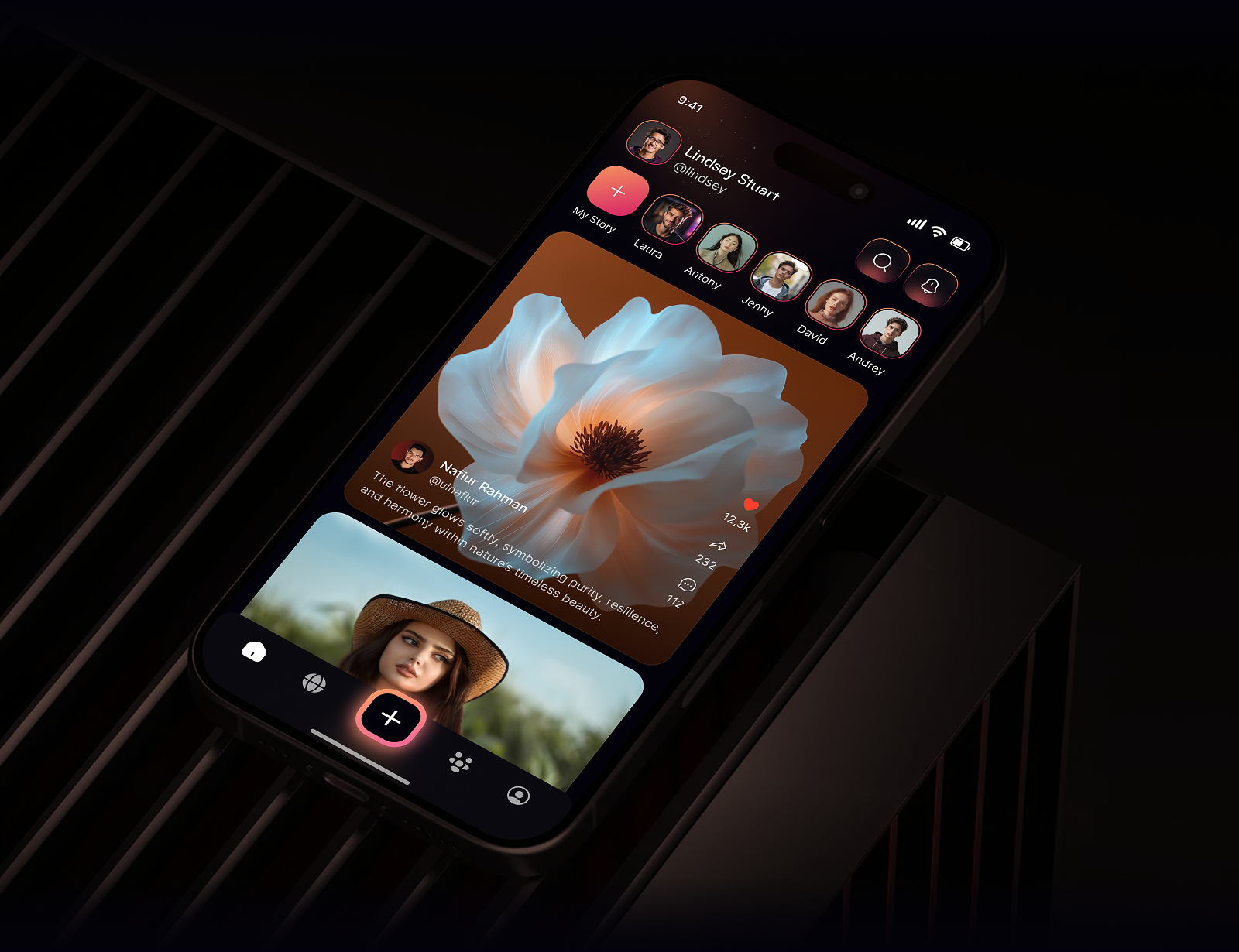 Social Media Mobile App by Yeasin Islam on Dribbble