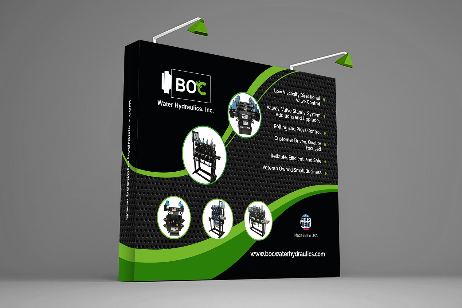 Backdrop Design – BOC Water Hydraulics, Inc. by Rahat Abir on Dribbble
