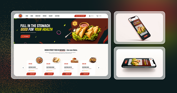 Food web & App by Vipin Chouhan on Dribbble