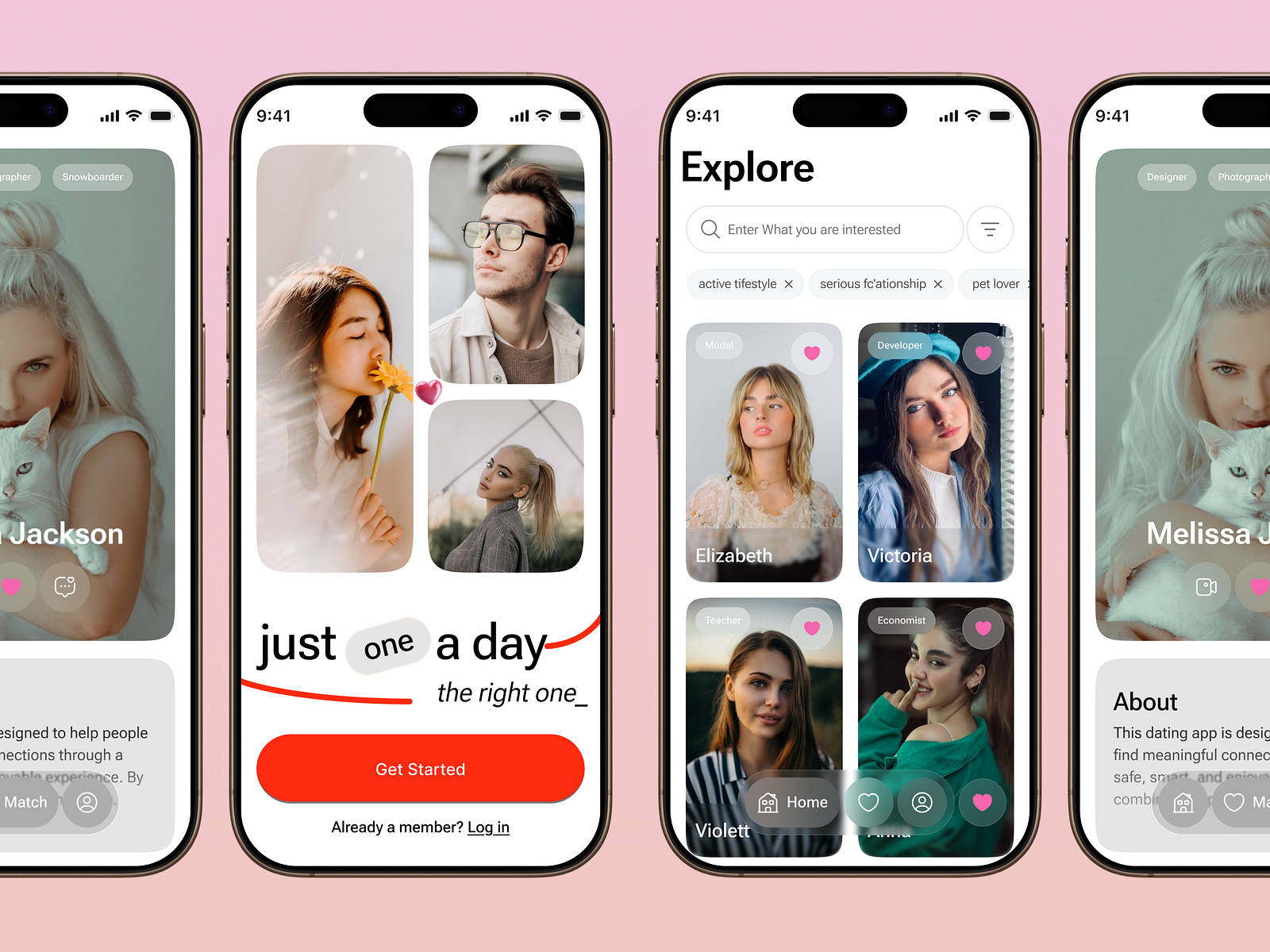 Dating - Mobile App UI Design by UIX Maruf Hossen on Dribbble