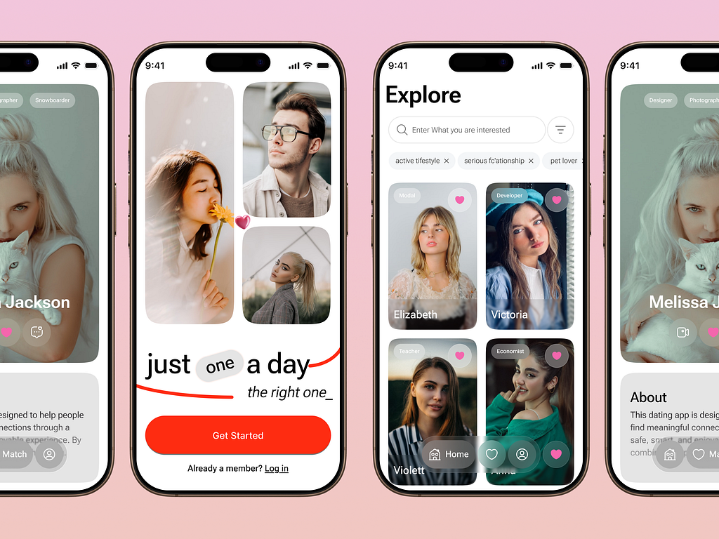 Dating - Mobile App UI Design by UIX Maruf Hossen on Dribbble