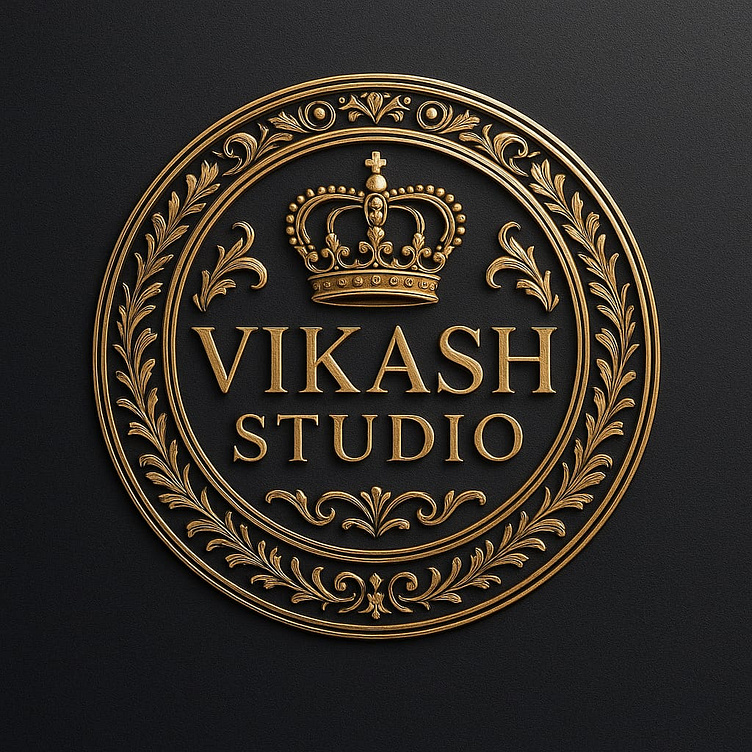 ROYAL CREST LOGO DESIGN-VIKASH STUDIO by vikash sharma on Dribbble