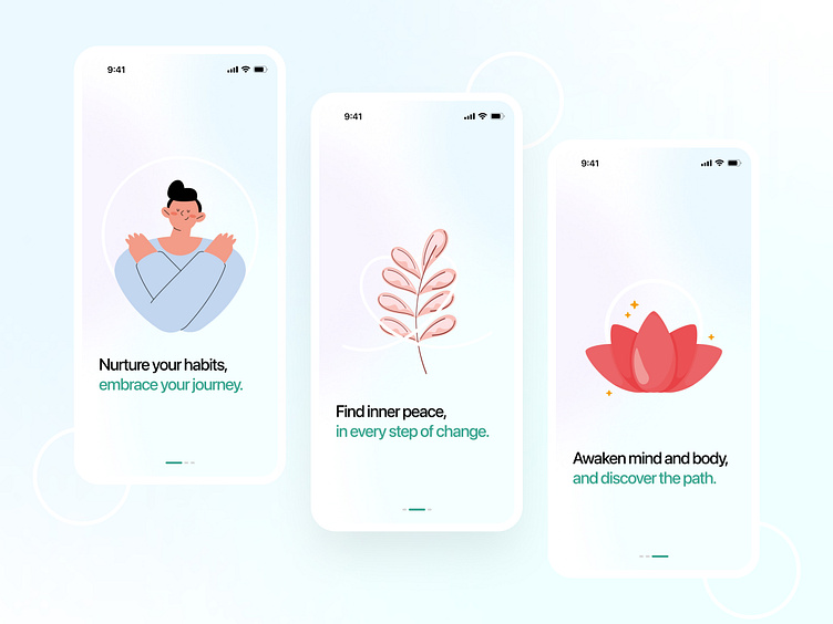 Splash Screen - Wellness Mobile App by Narima Digital on Dribbble