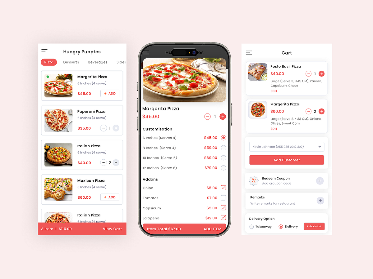 Foodie POS by Bhavin Patel on Dribbble