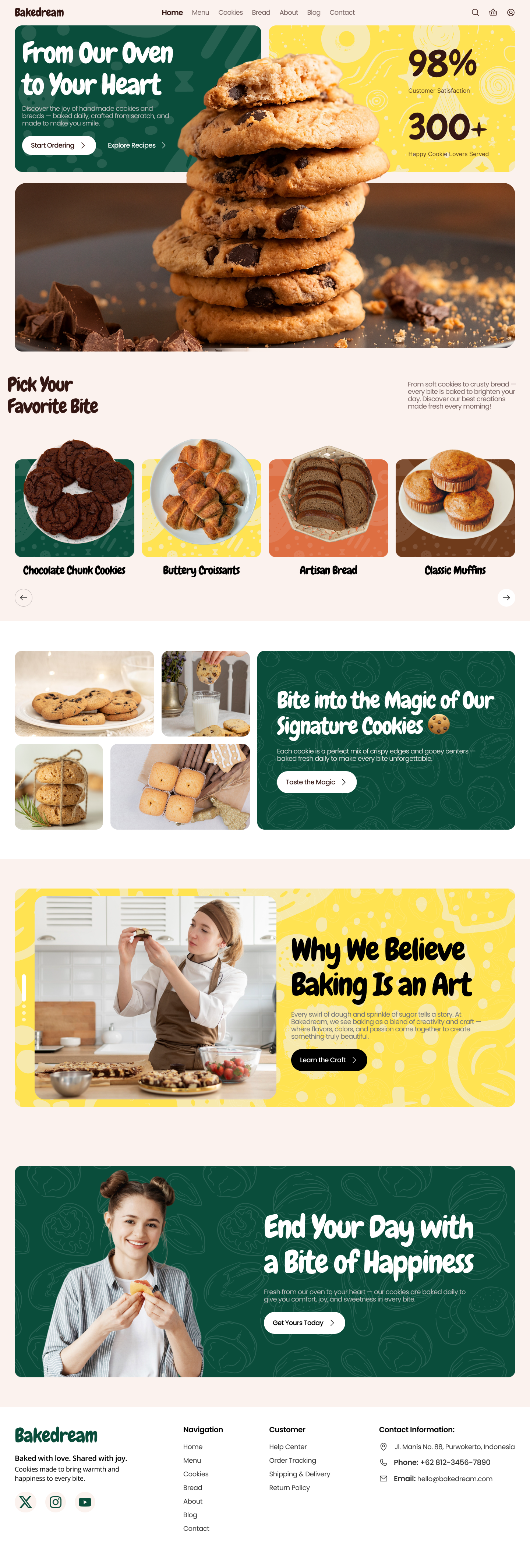 Food E-Commerce Landing Page by Ahmad Faizien for OnPoint Studio on ...