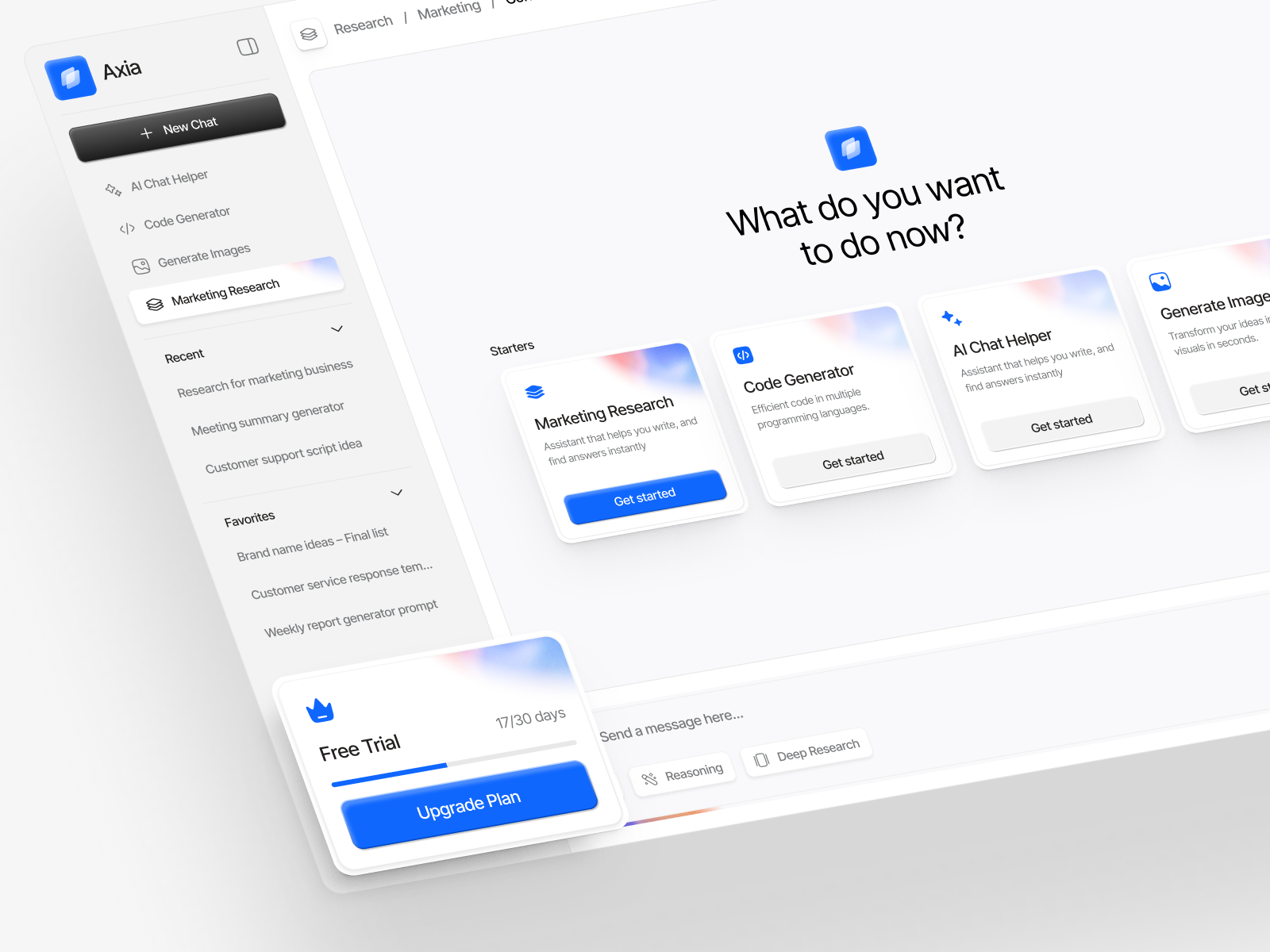 Axia - AI Chatbot Dashboard [Research] by Fajar Firmansyah for Orenji ...