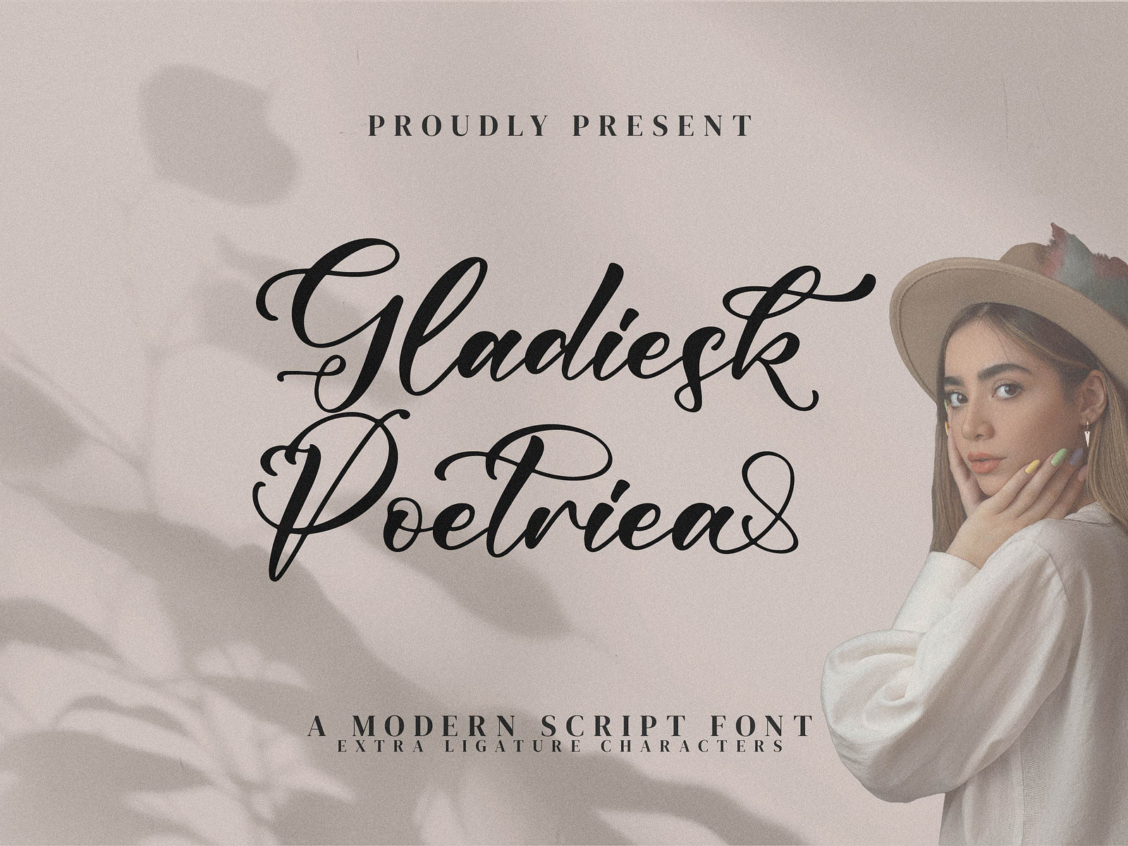 Gladiesk Poetriea - Modern Script Font by IntegritypeStudio on Dribbble