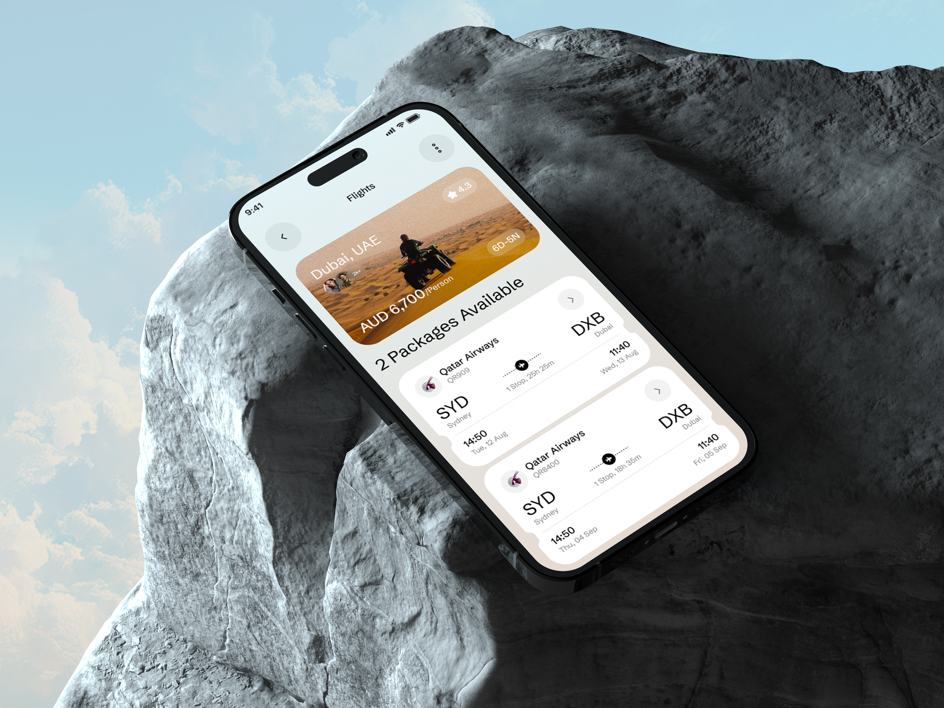Travel App Design by Beadaptify on Dribbble