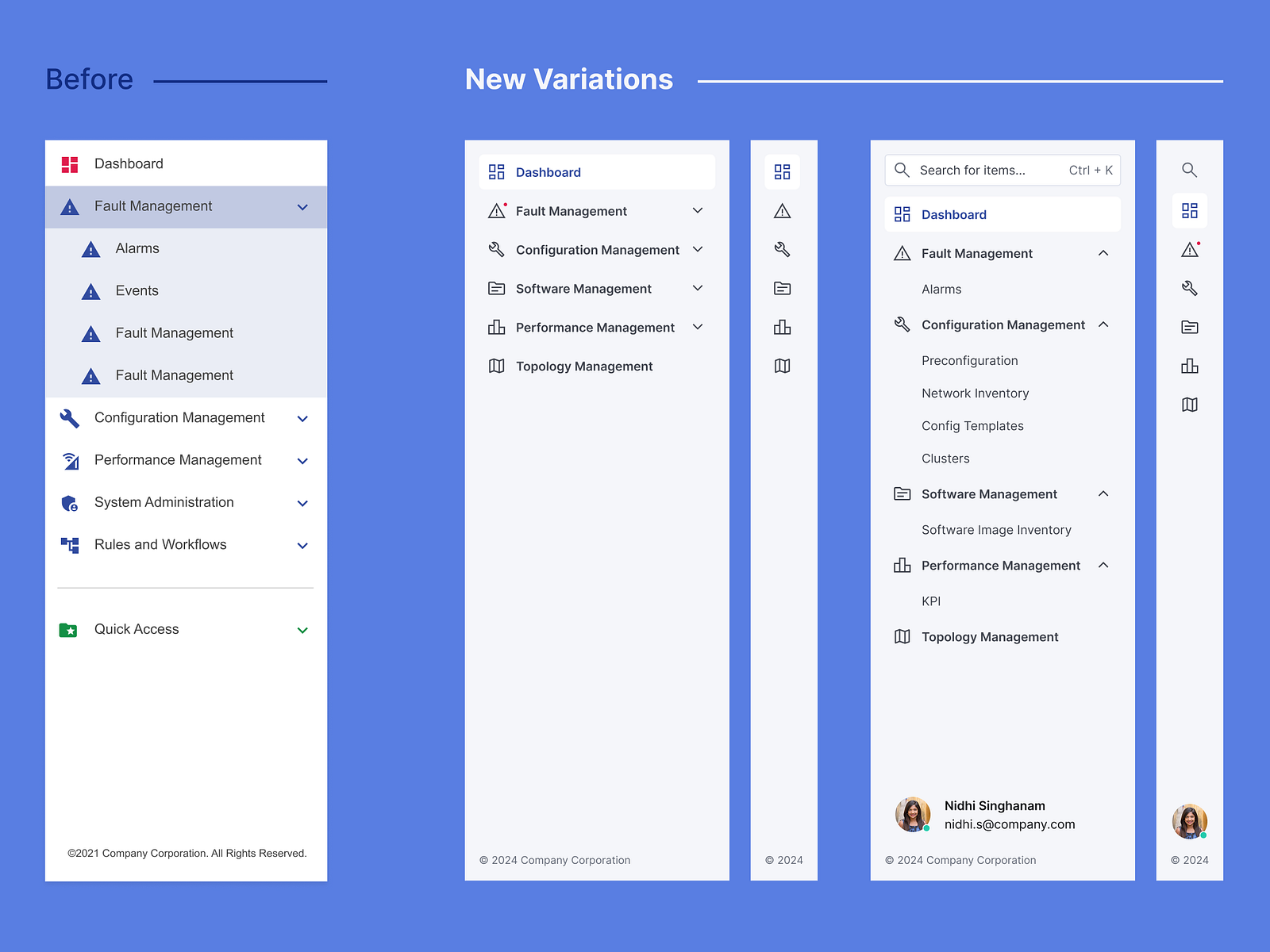 Dashboard sidebar redesign by Team Codesign on Dribbble