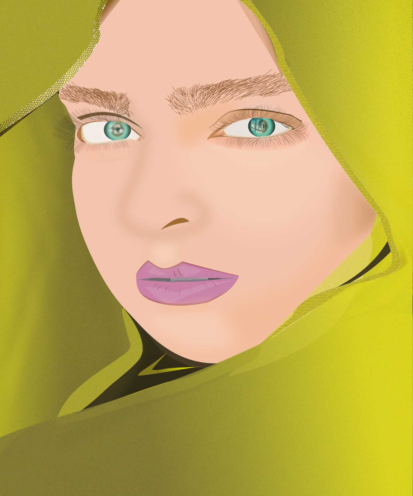Vector Portrait by Jessica Hasnine on Dribbble