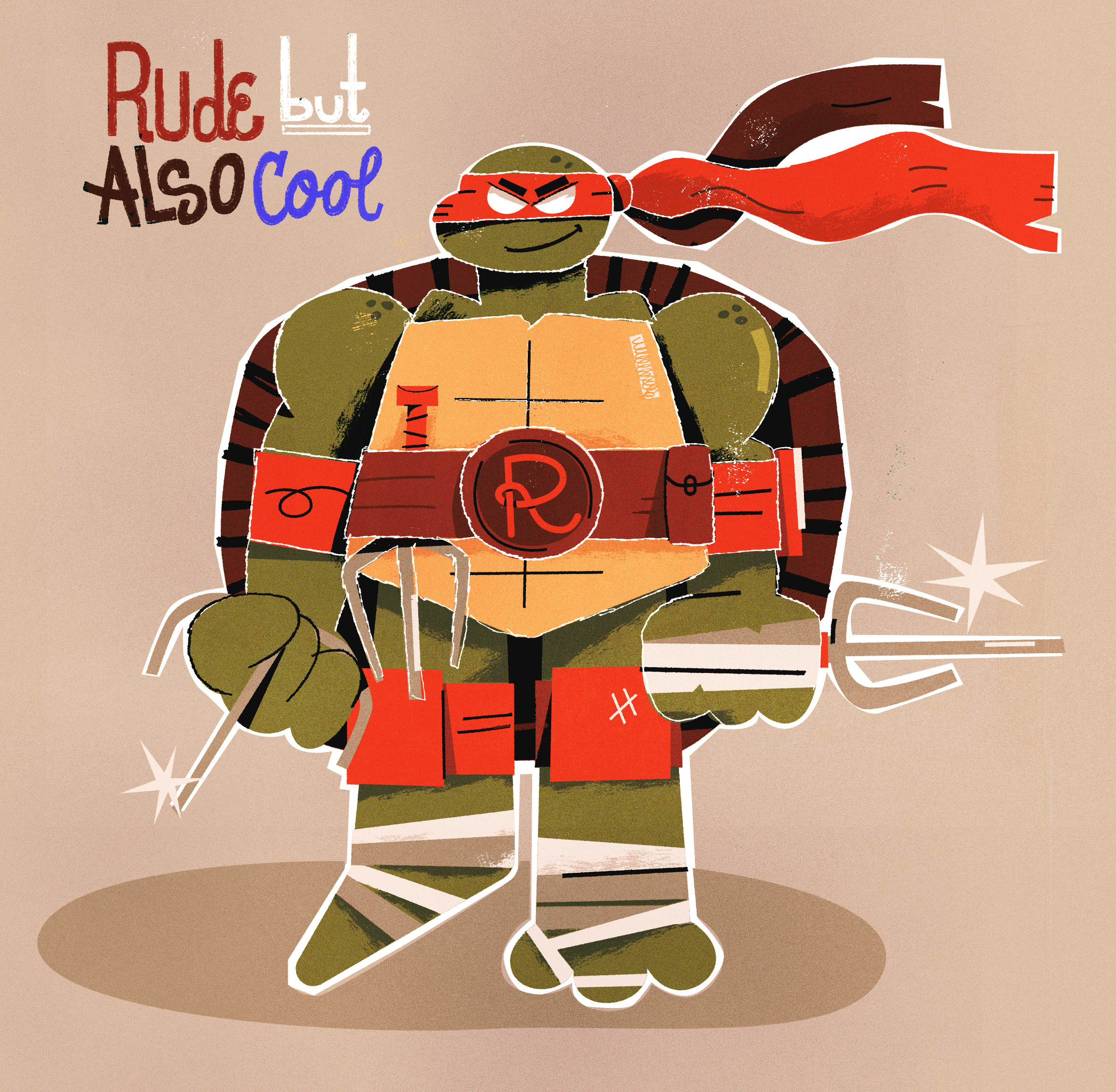 Raphael TMNT by Kirk! Wallace on Dribbble