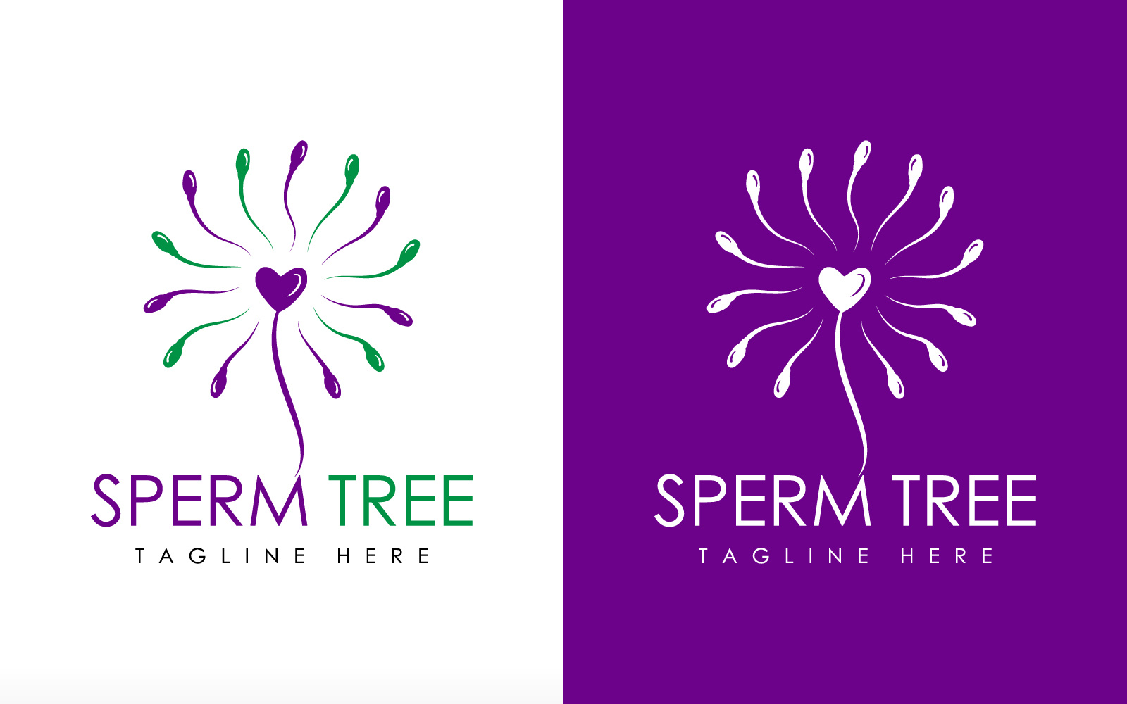 Sperm Logo design sperm tree Logo Family care Fertility Logo by ...