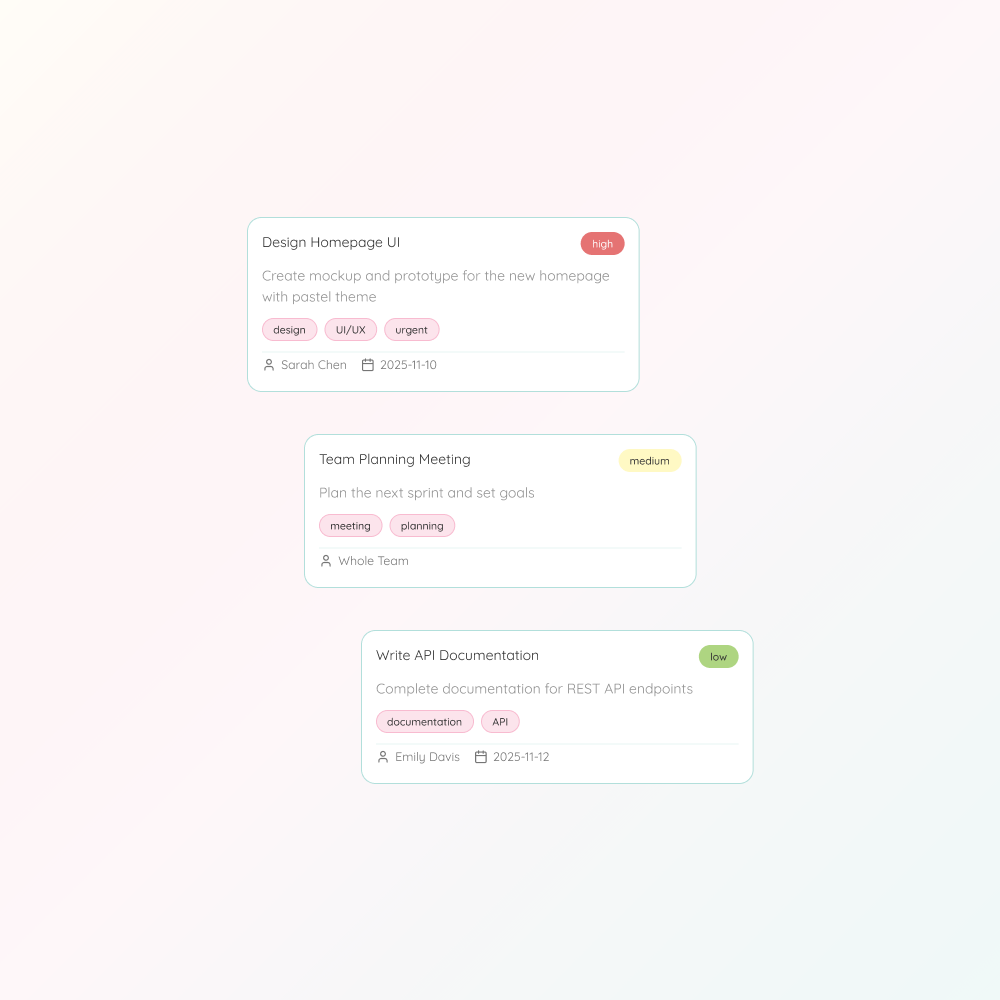 TaskFlow UI by Tommy on Dribbble