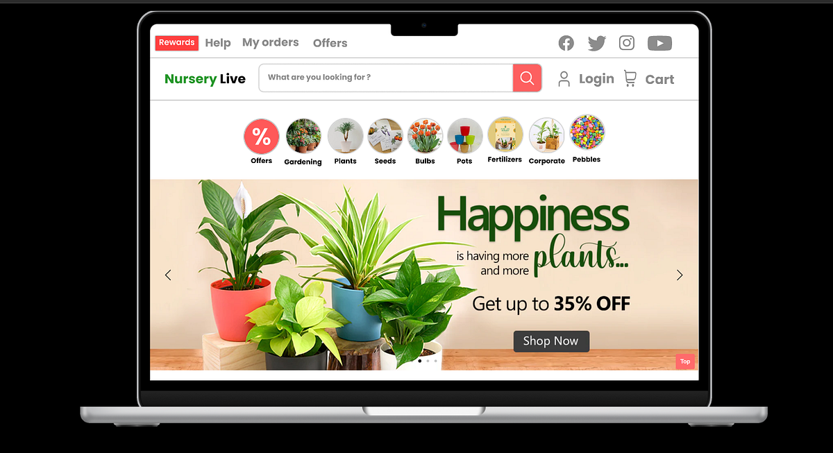 Nursery live website recreation in figma. by navin kumar on Dribbble