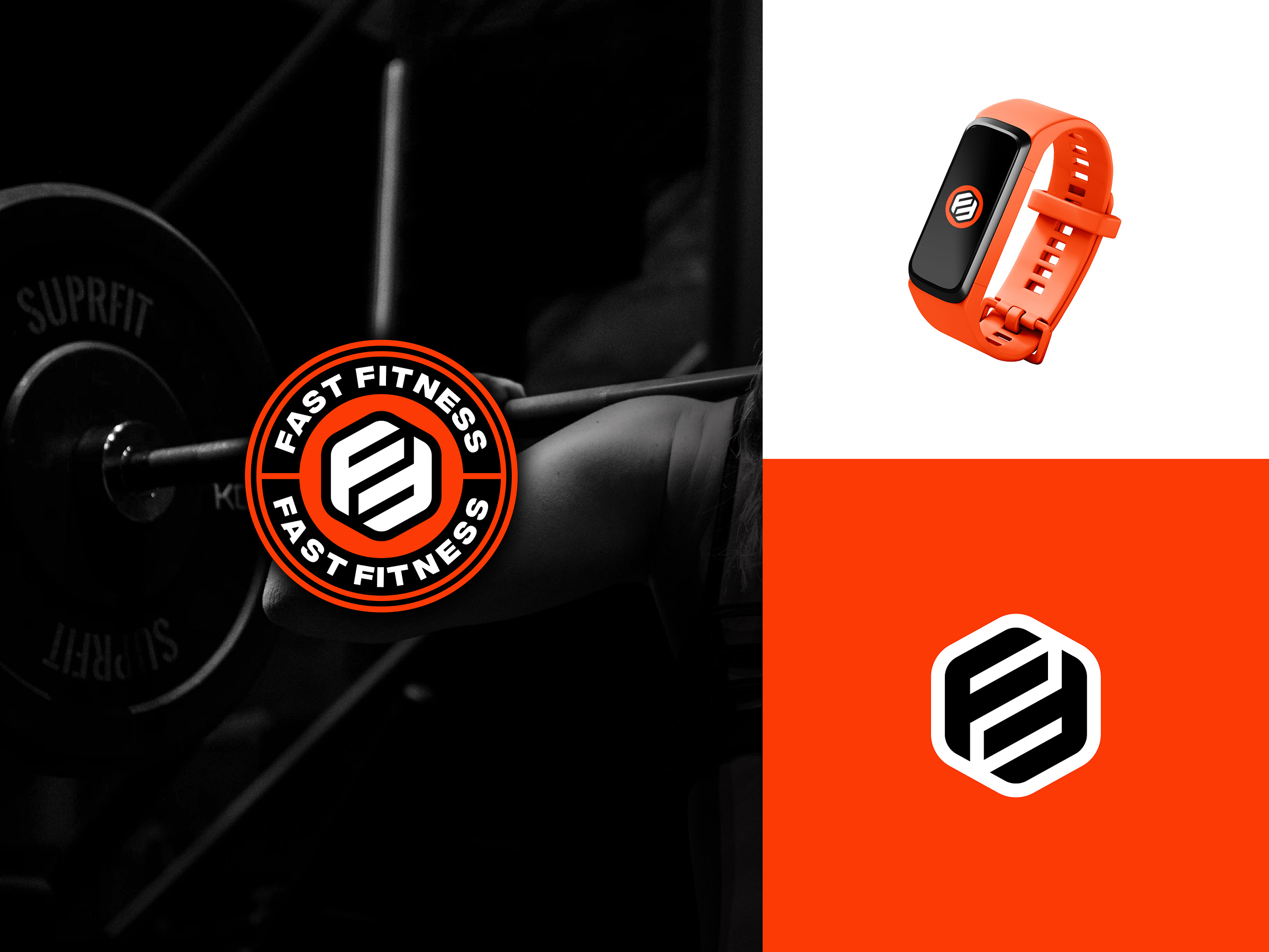 FF Initial Logo Monogram for Fast Fitness, Logo Design, Branding by ...