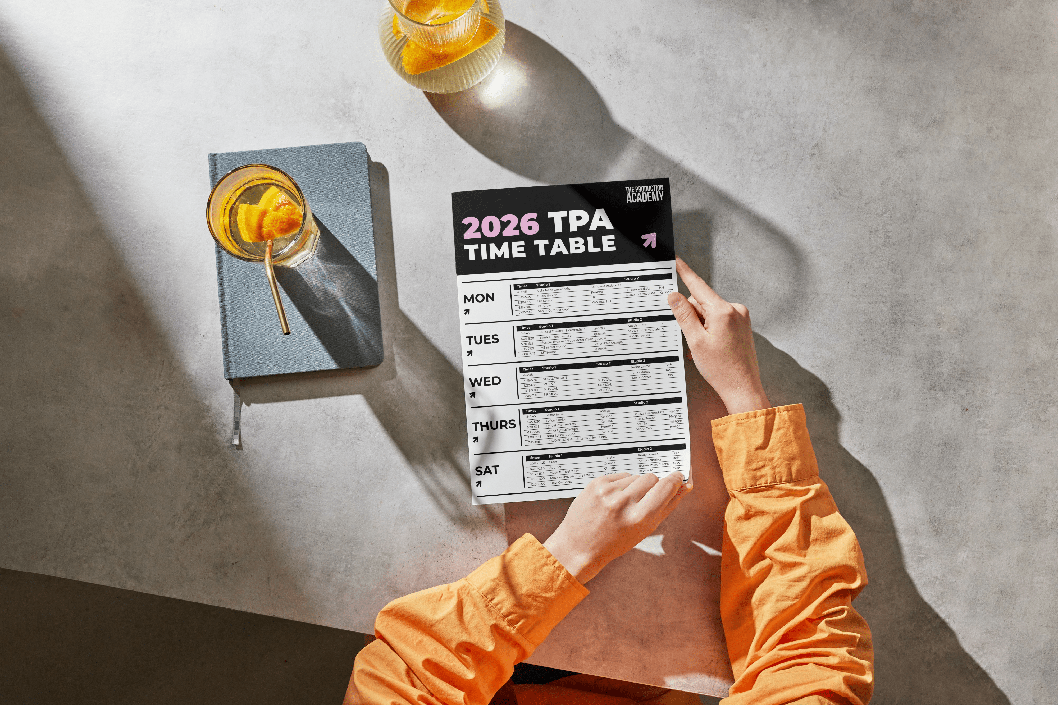 The Production Academy — 2026 Timetable & Enrolment Flyers by Muhammad ...