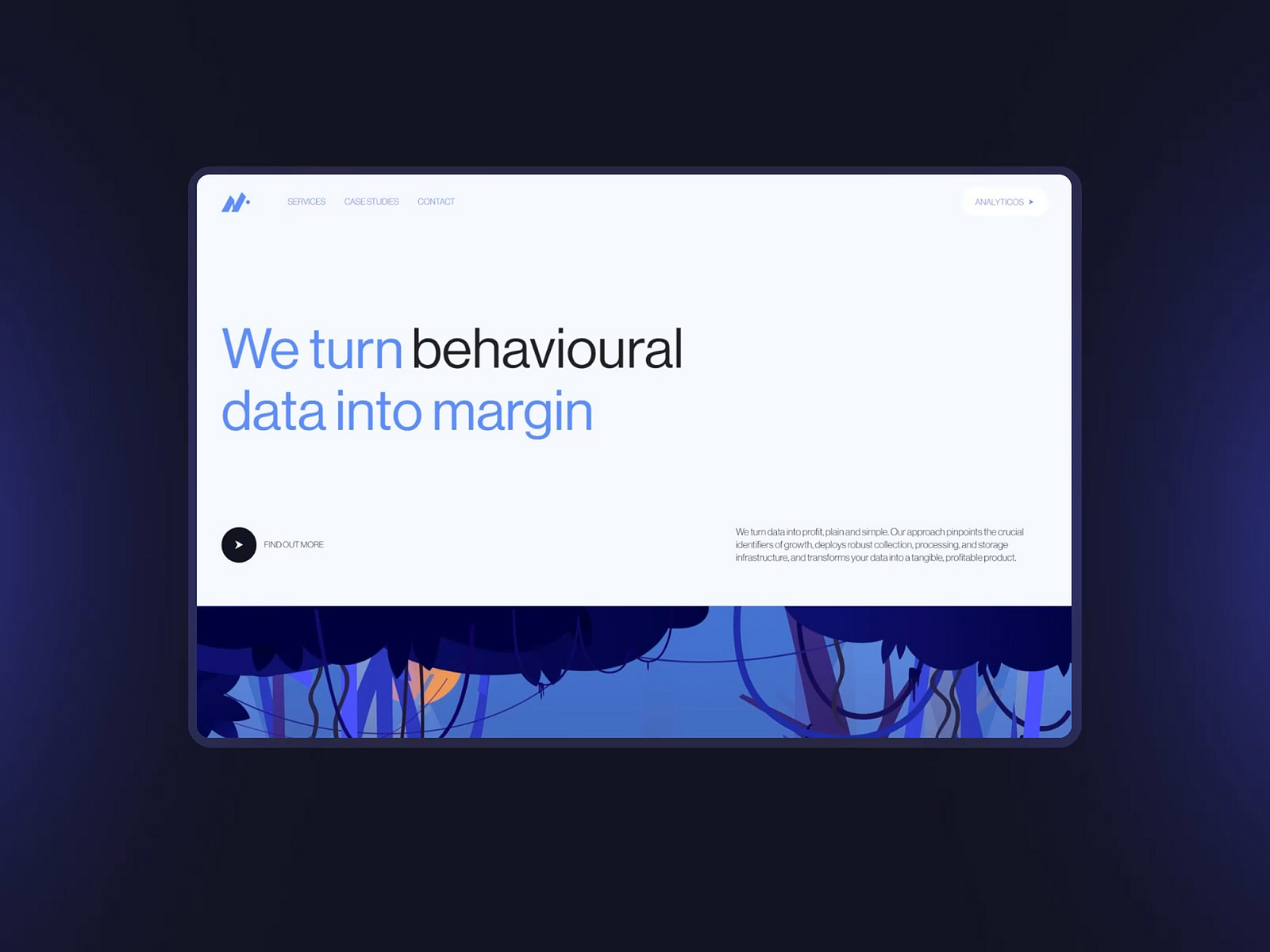 Margin: Landing Page by Funtown Studio on Dribbble