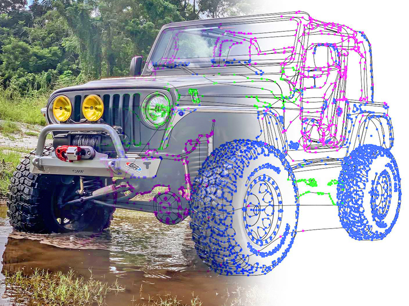 2D Jeep illustration by Scott Herrick on Dribbble