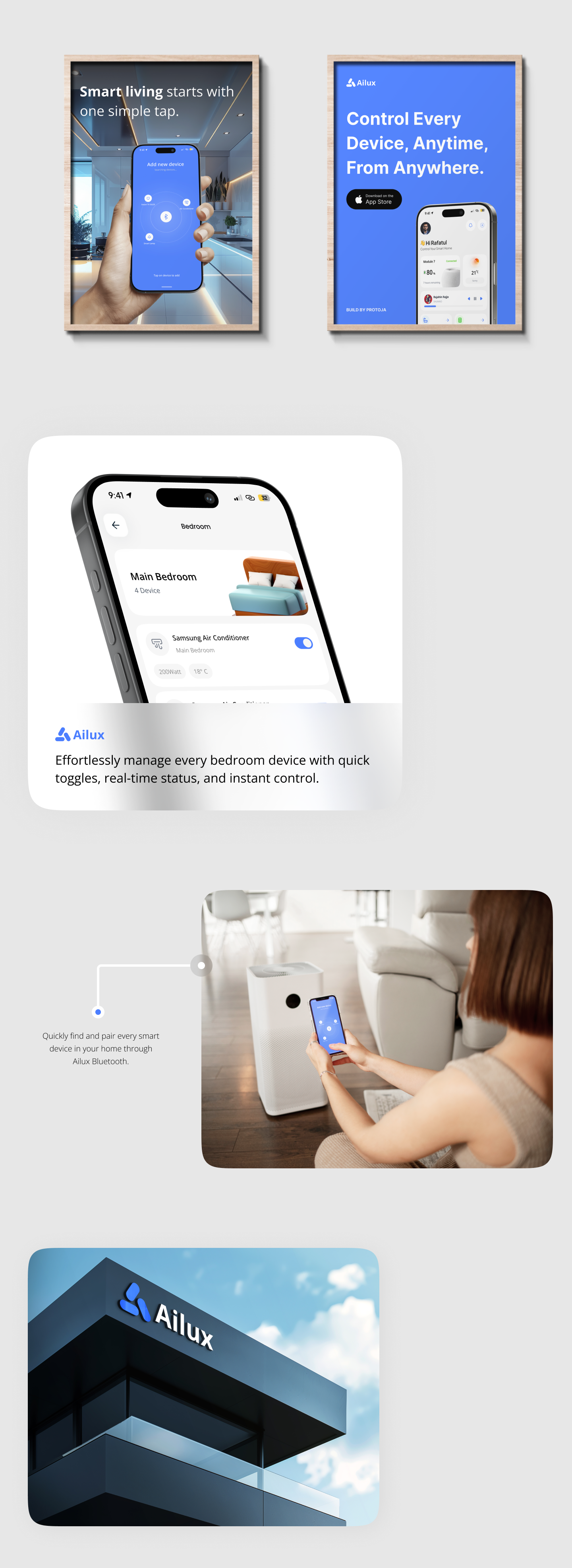 Smart Home Automation Mobile App UI UX Design by Protoja UI UX | Brand ...
