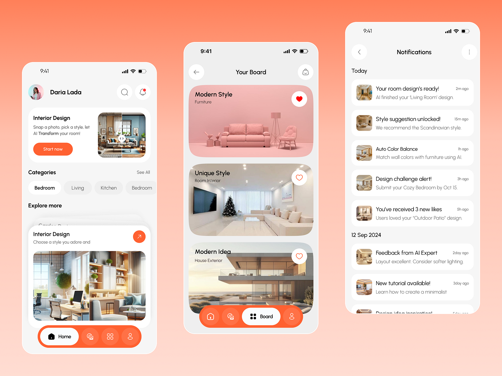 AI Home Interior Design | Mobile App. by Sk Abu Hasan on Dribbble