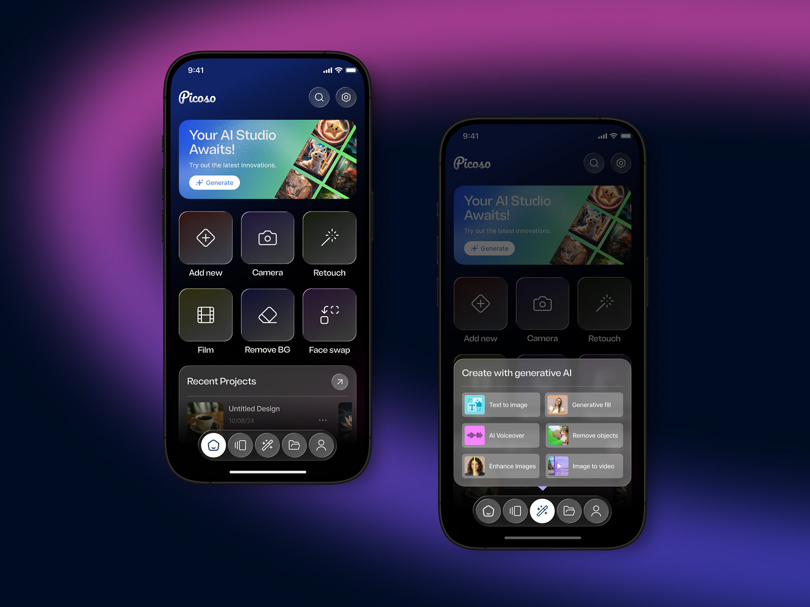 AI Photo Editor App UI UX Design by Jahidul Anik on Dribbble