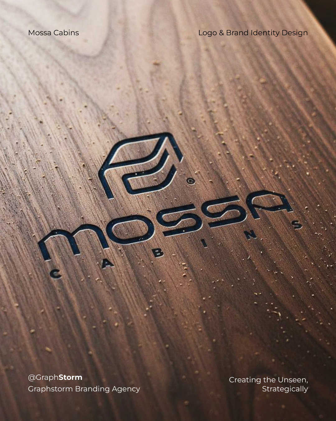 Mossa Cabins - Logo Design by GraphStorm | Logo Design & Branding Agency on Dribbble