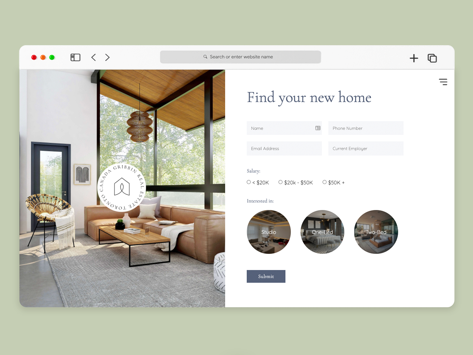 Real Estate Sign Up Form by Iah Buenacosa on Dribbble