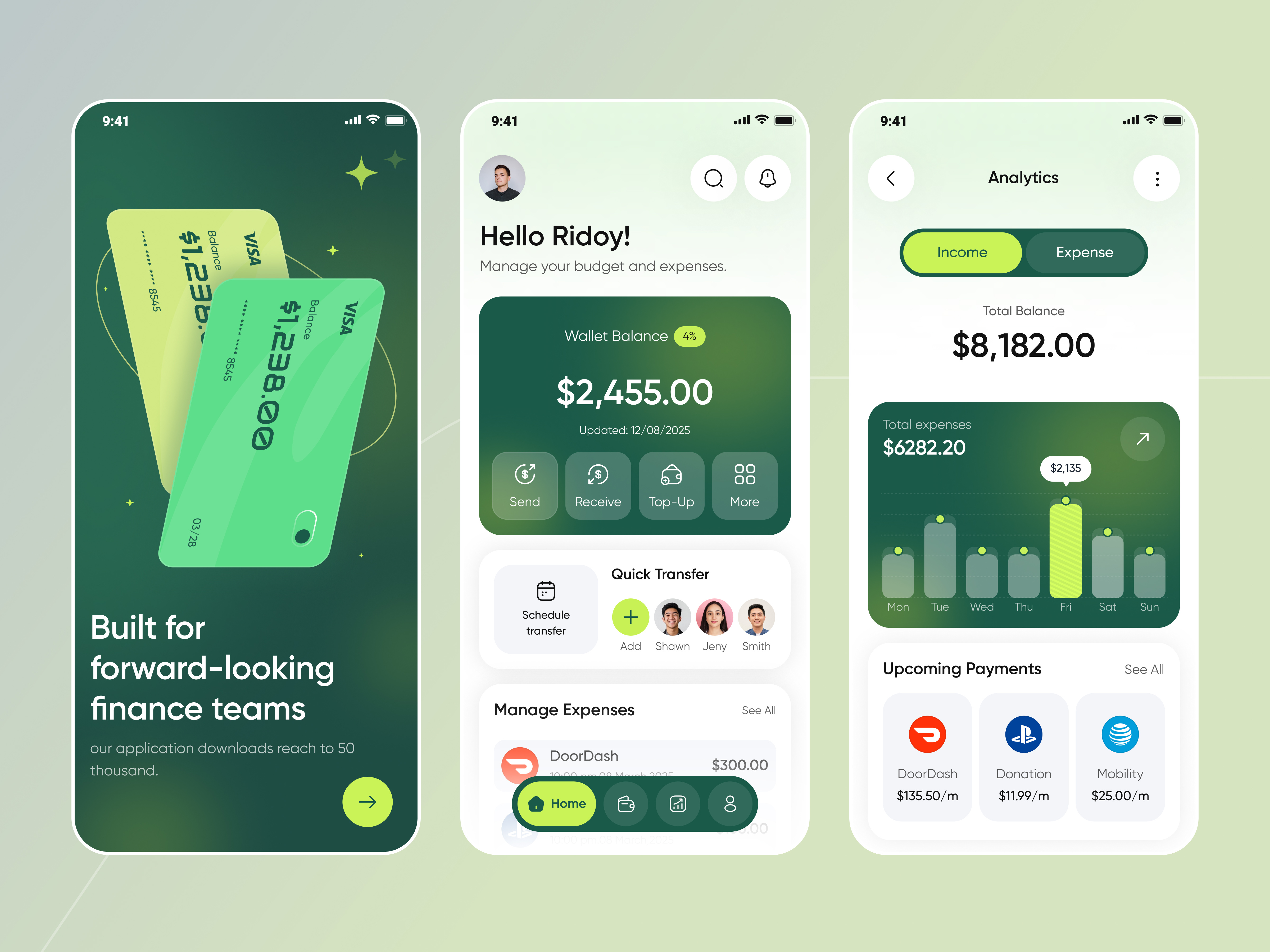💳 Smart Finance & Budget Management App by Ridoy Ahmed for Arobix ...