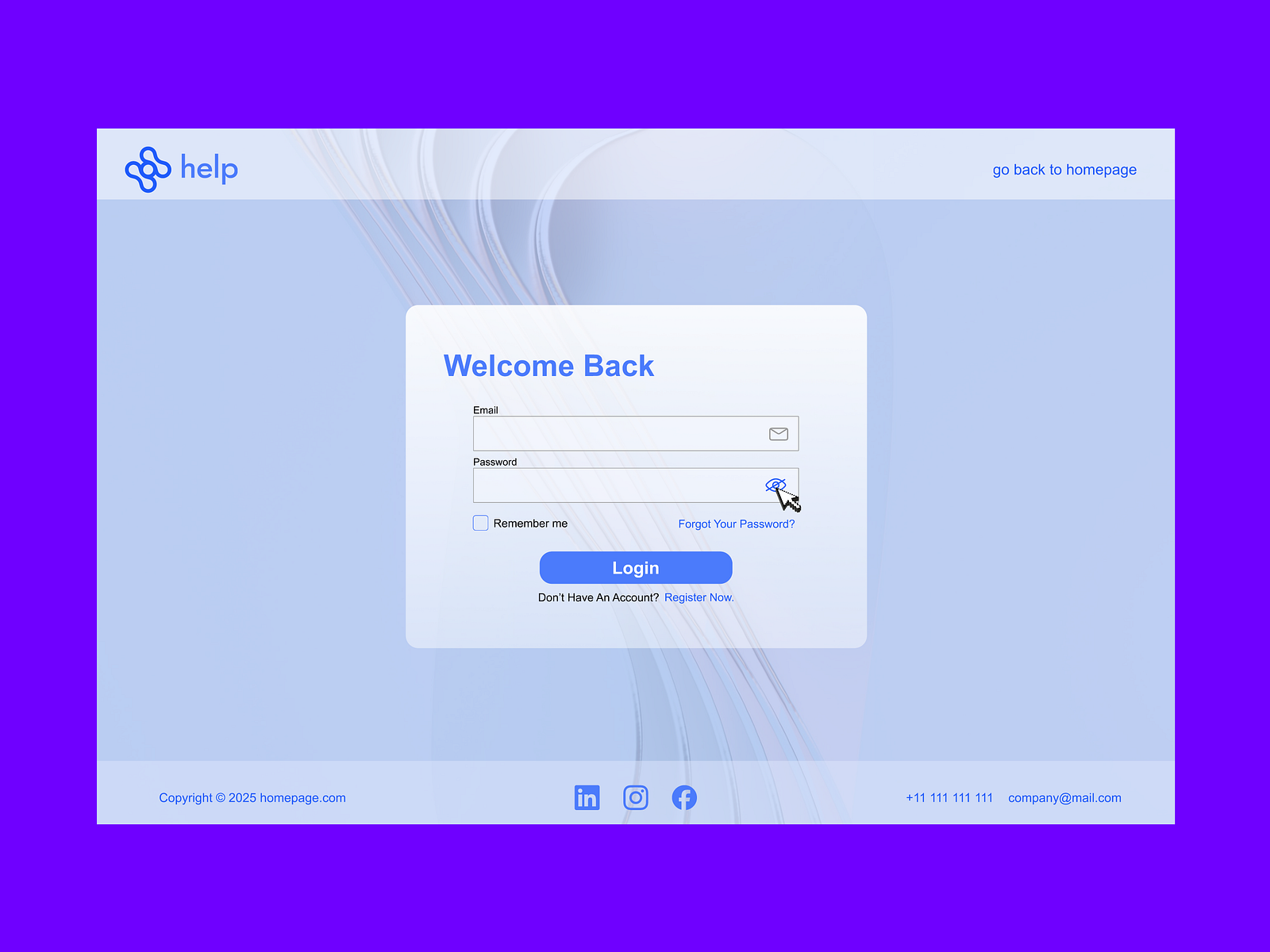 Helpdesk Login Page by Wiktoria Laskowska on Dribbble