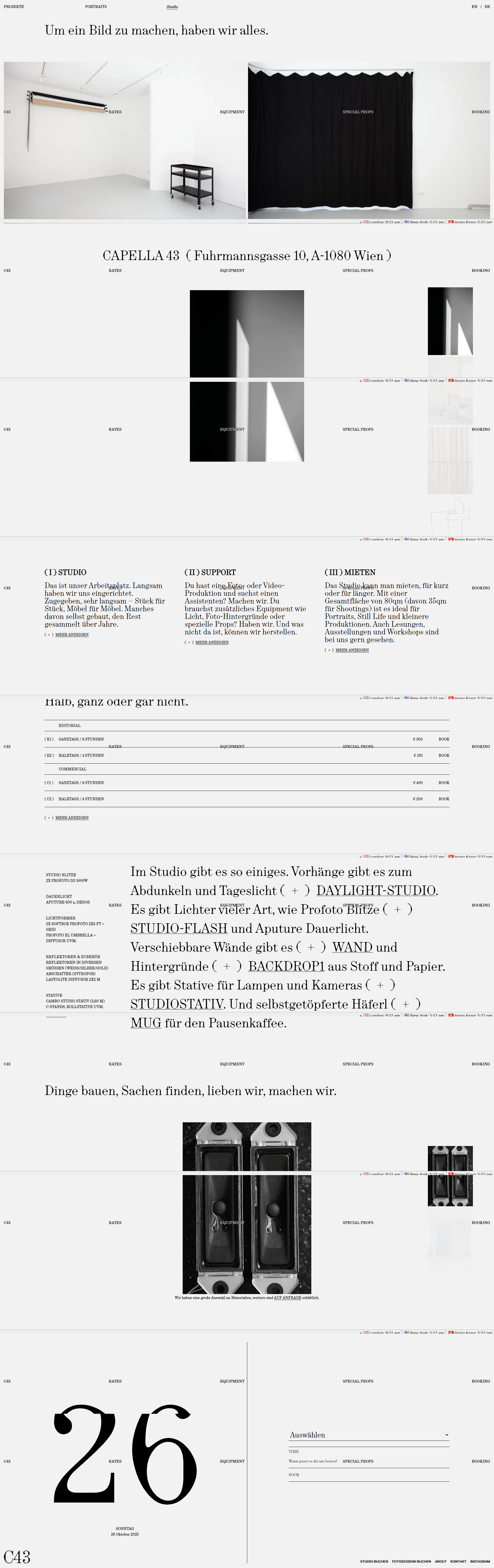 Studio Portfolio Website Design. by Turjo S. on Dribbble