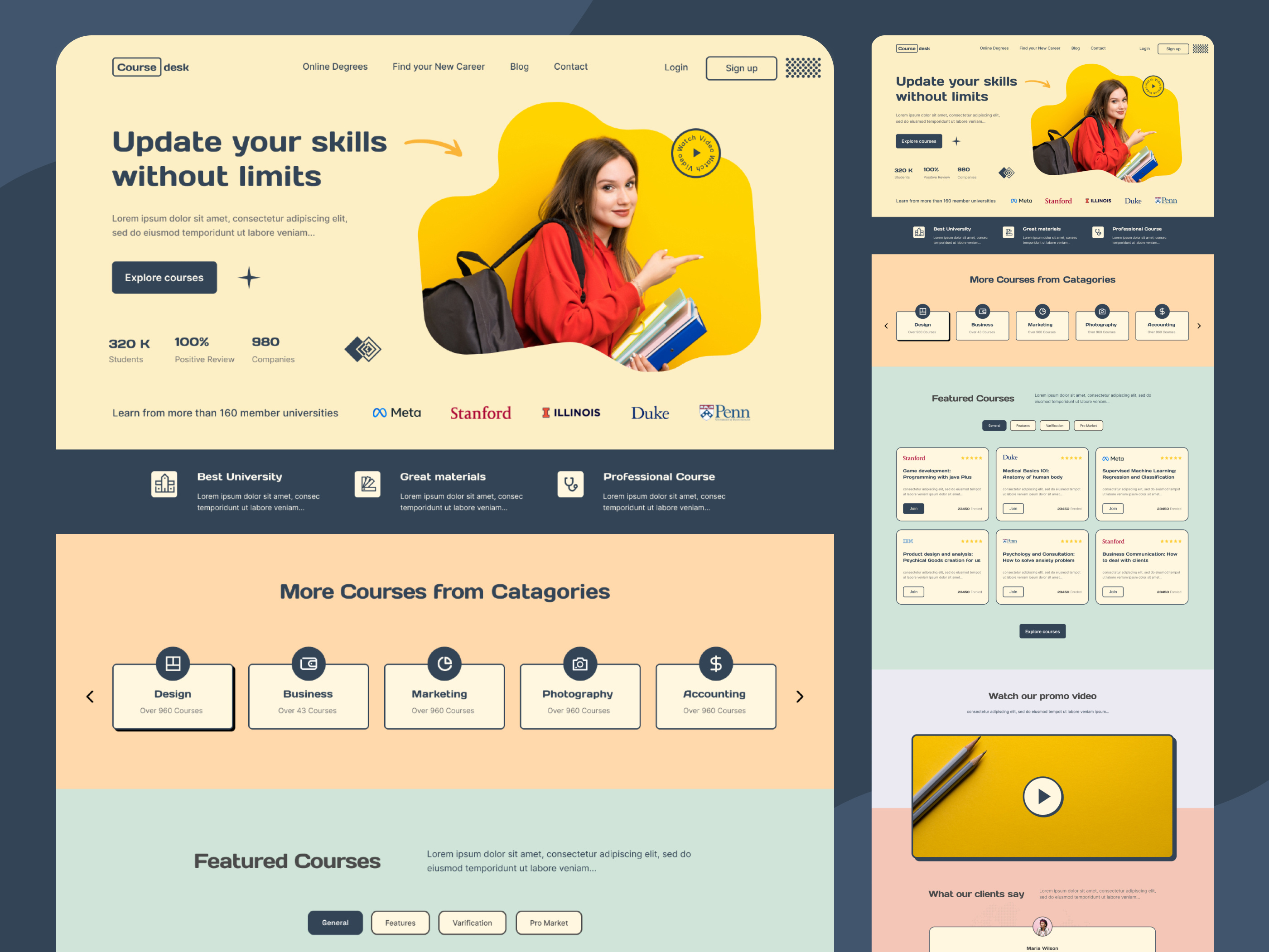 Online Course Design Template