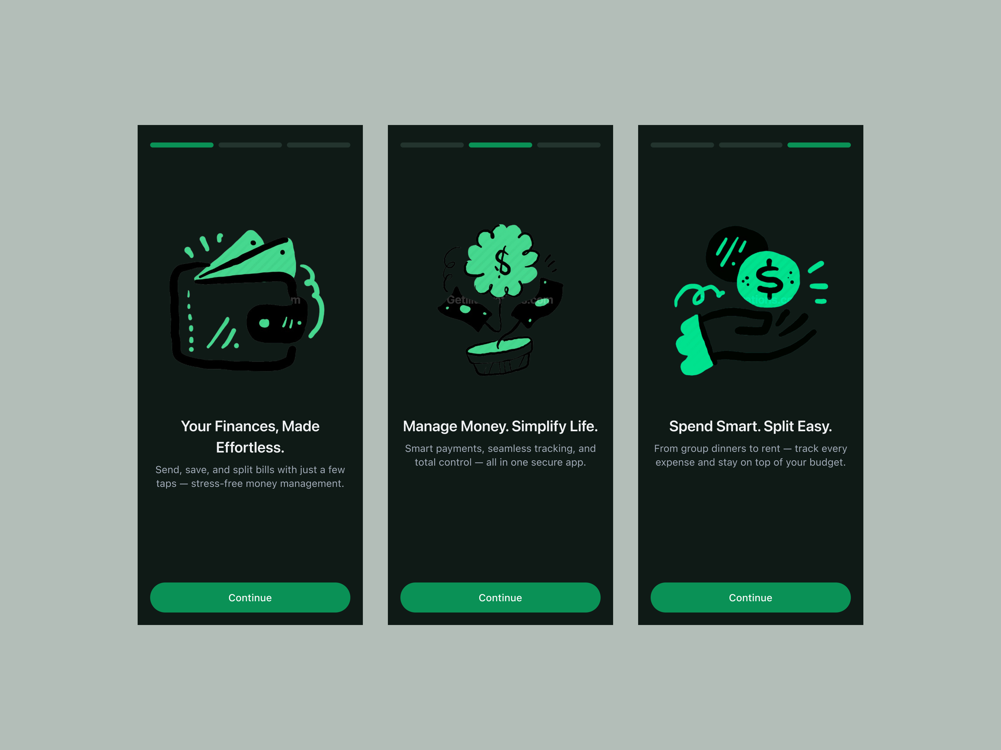 Finance app Splash screen UI by Akib Ahmad on Dribbble