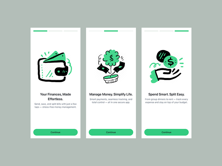 Finance app Splash screen UI by Akib Ahmad on Dribbble