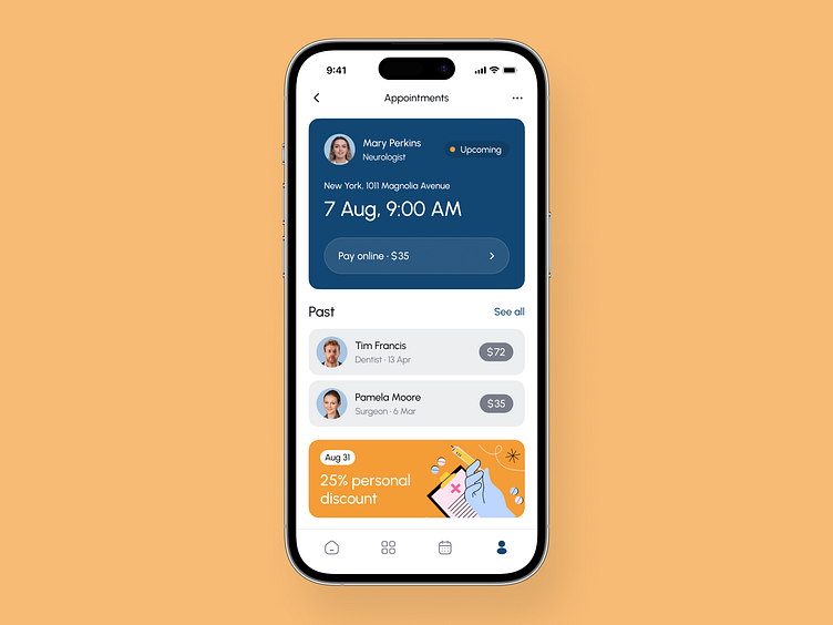Telehealth Consultation Booking App by Ronas IT | UI/UX Team on Dribbble