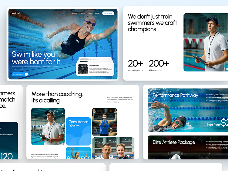Coaches Landing Page by Bayu Krisnayana on Dribbble