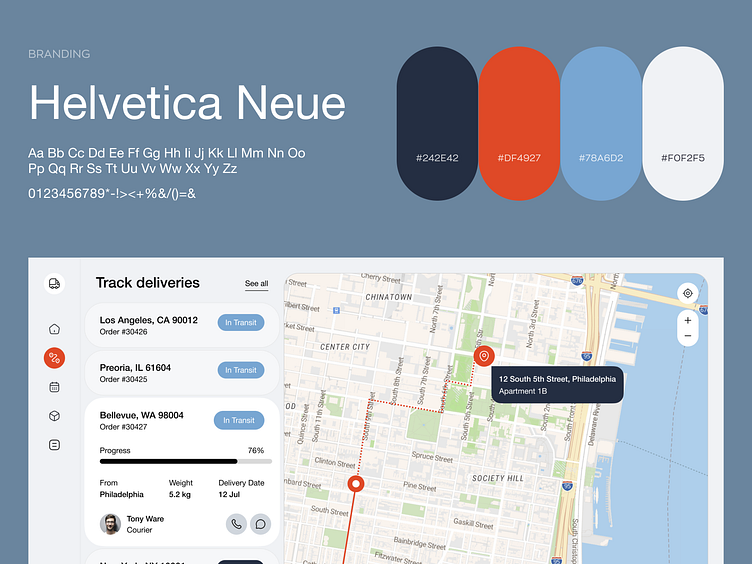 Logistics Shipment Tracking Dashboard by Ronas IT | UI/UX Team on Dribbble