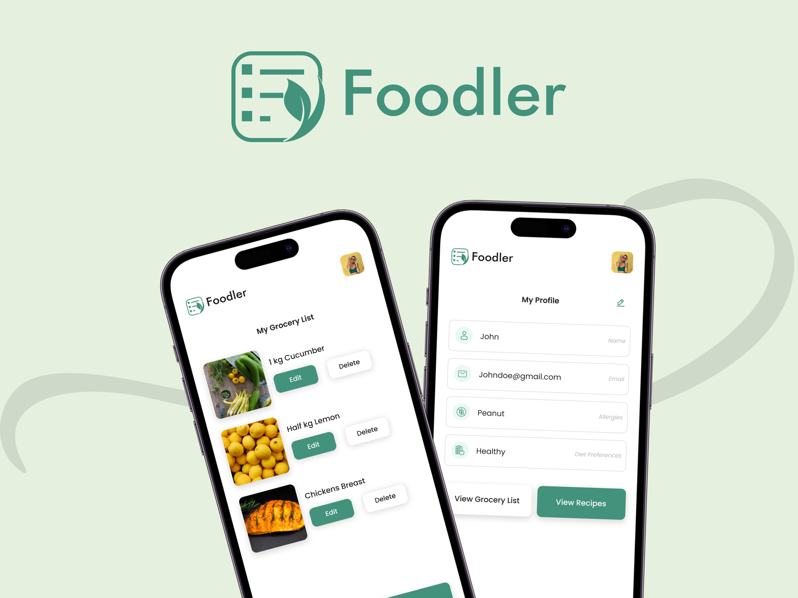 Foodler Smart Recipe & Meal Planner App UI Design by Softrave on Dribbble