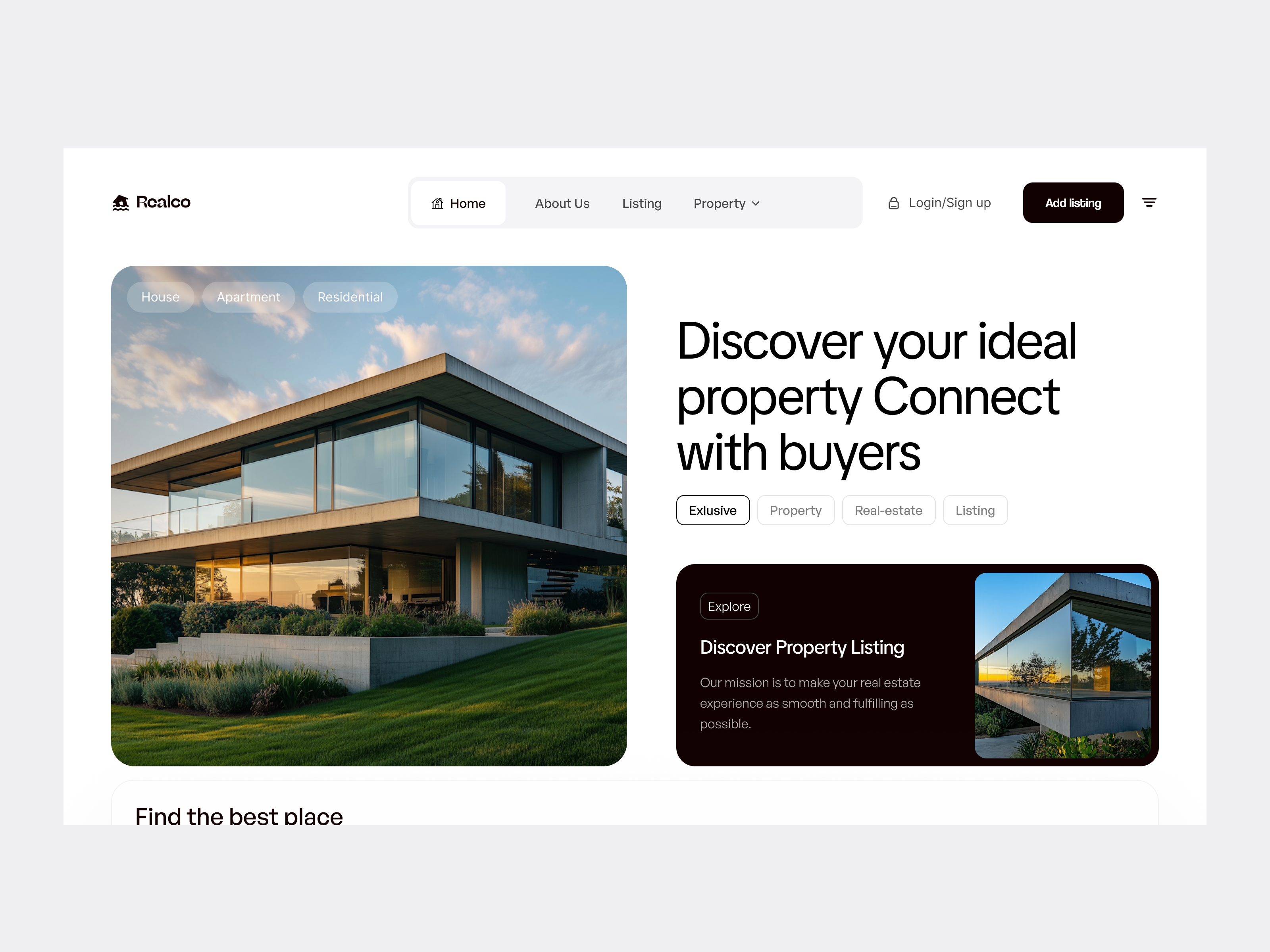 Real Estate Website Design Template by Sujon Hossain on Dribbble