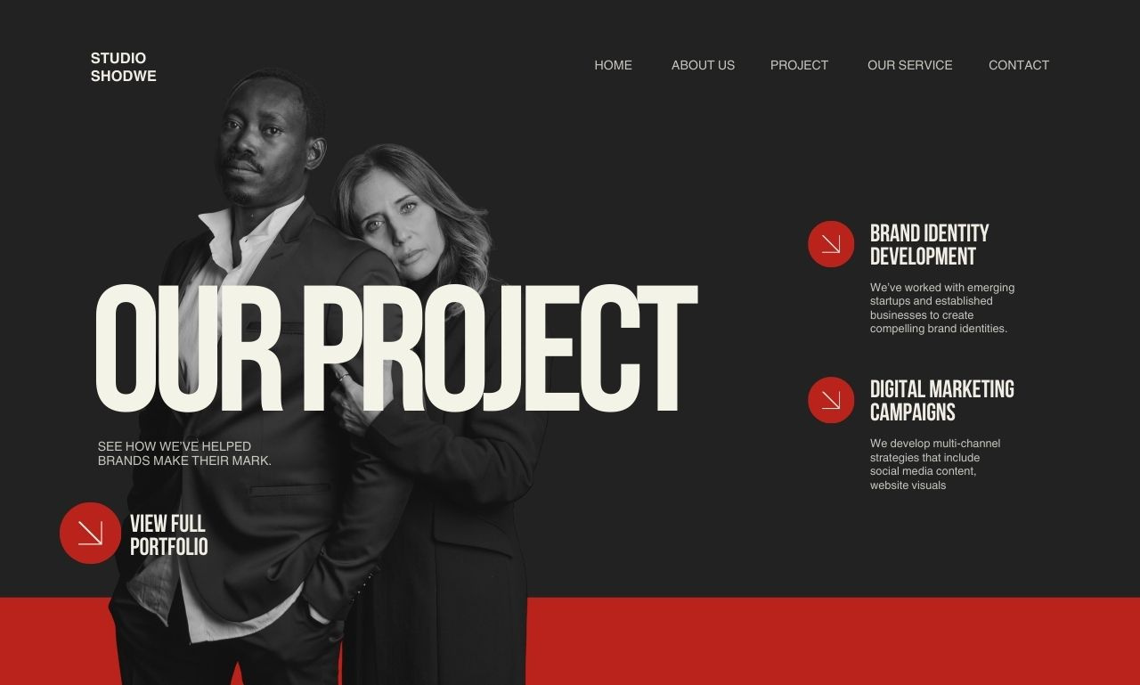 Studio Shodwe Project Page by hafiz muhammad asif on Dribbble