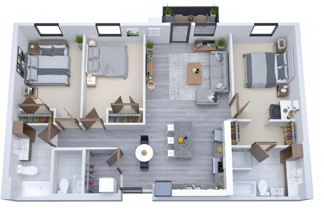 Sanjay Naker - The 'Executive Elite' Floor Plan by Sanjay Naker on Dribbble