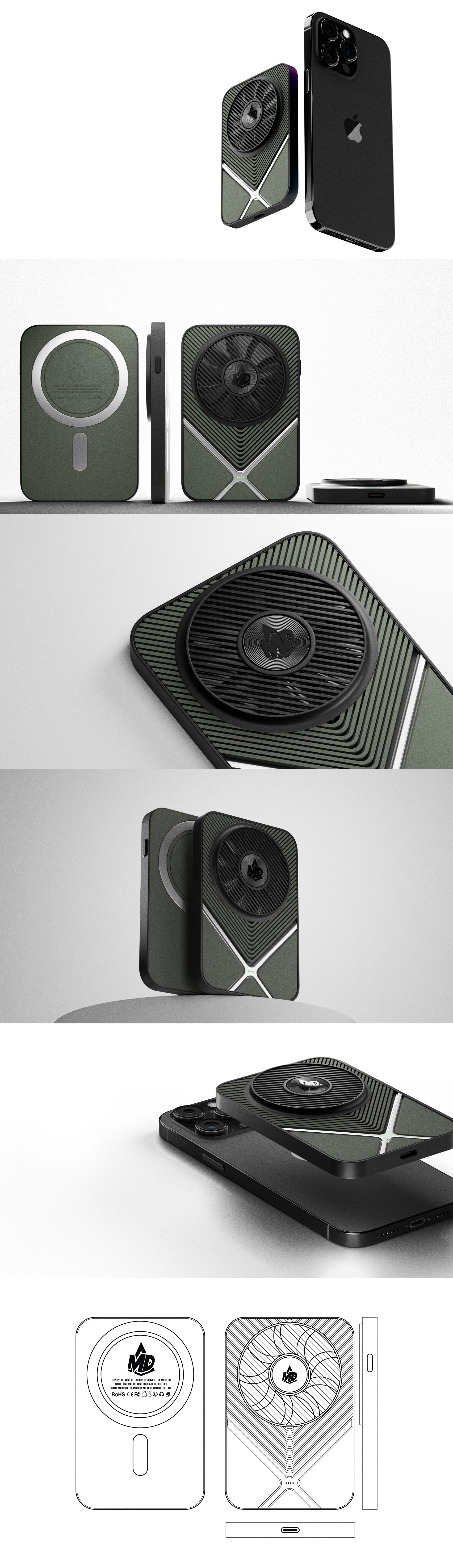 Cooling Power Bank Concept – Product Visualization by Mohamad Dib ...