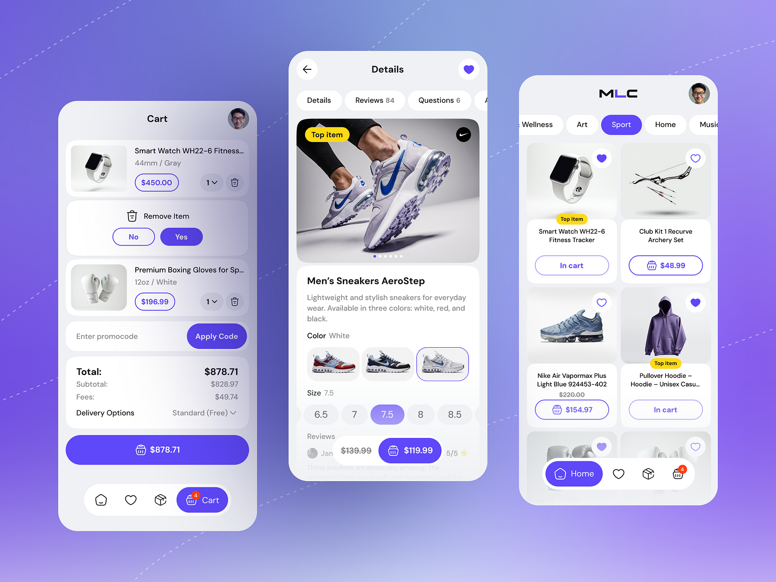 Marketplace Mobile App UI by Nixtio on Dribbble