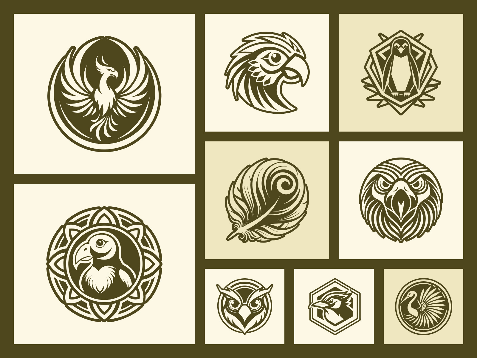 Bird Logo Bundle by Creative Stall on Dribbble