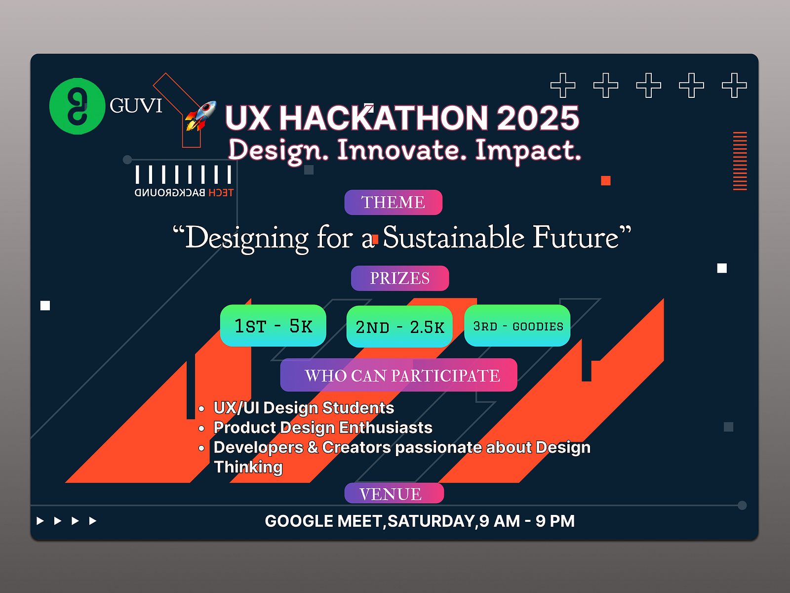 UX Hackathon Poster Design by MOHAMED SALMAN on Dribbble