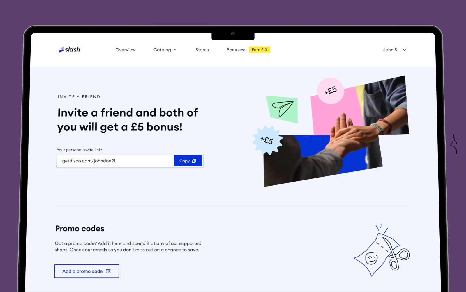 Slash Bonuses by Vlad Chentsov on Dribbble